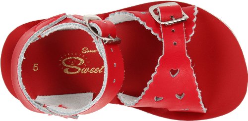 Salt Water Sandals by Hoy Shoe Sweetheart,Red,5 M US Toddler