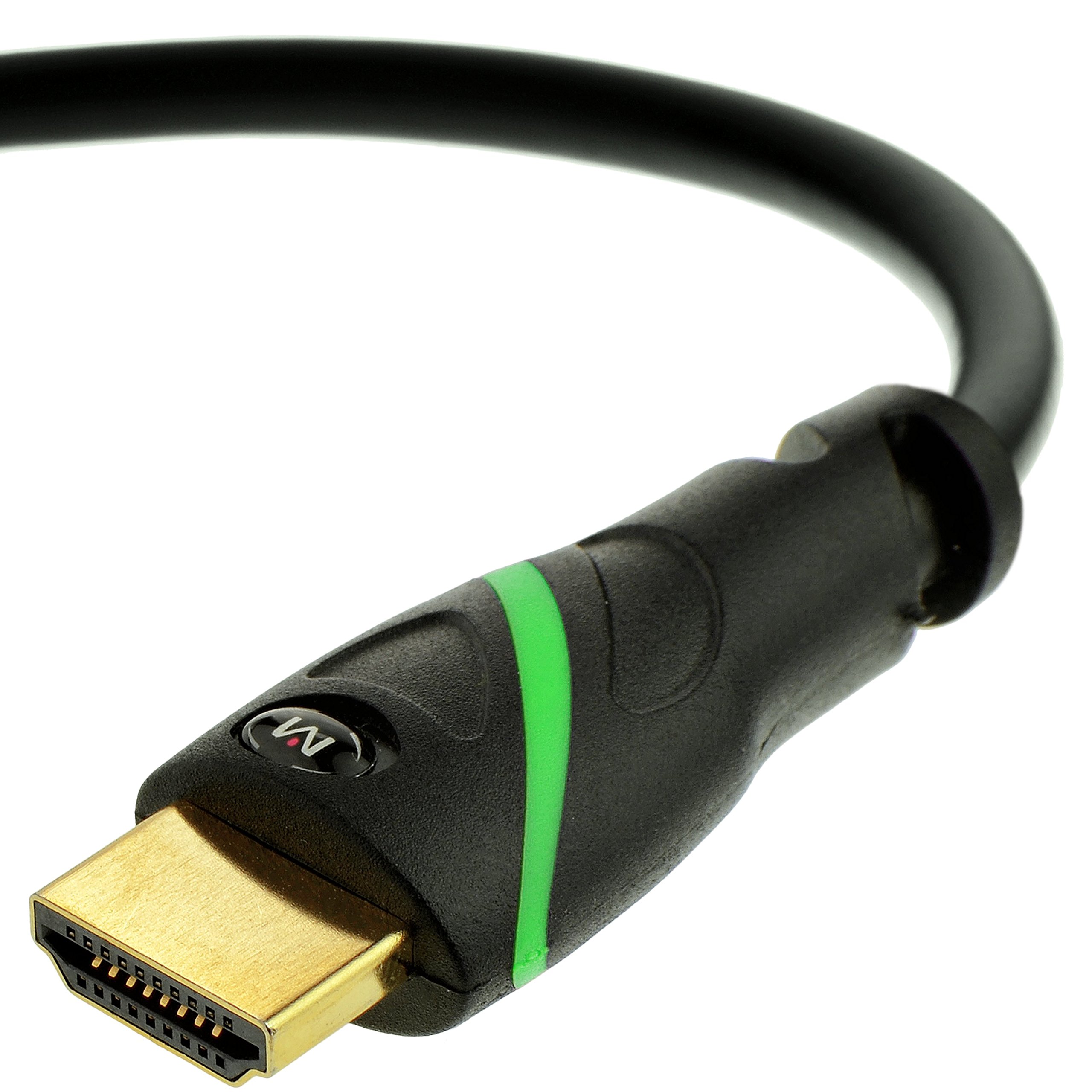 Mediabridge™ Flex Series HDMI Cable (3 Feet) Supports 4K@50/60Hz, High Speed, Hand-Tested, HDMI 2.0 Ready - UHD, 18Gbps, Audio Return Channel