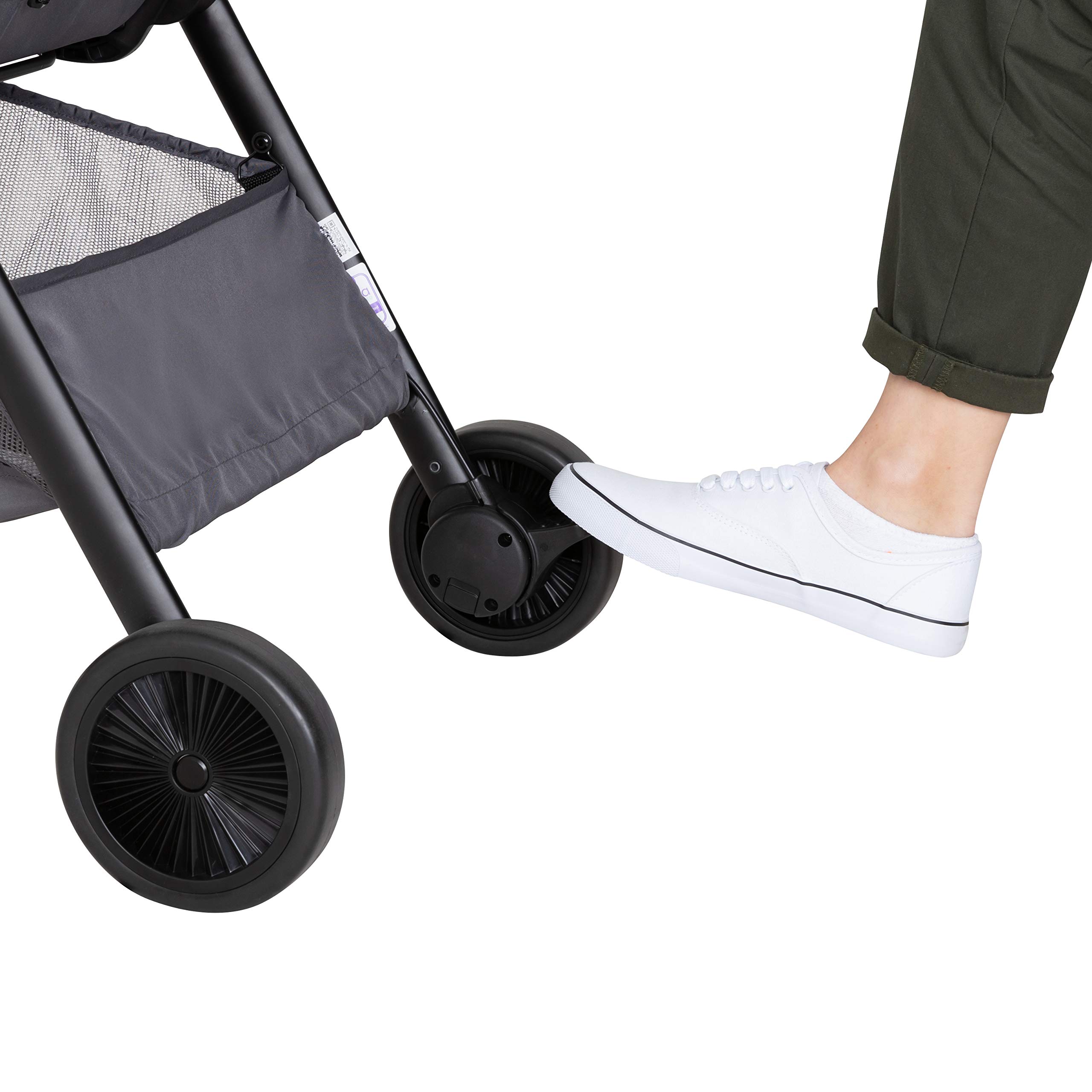 Baby Trend Gravity Fold Stroller, Smoke Grey