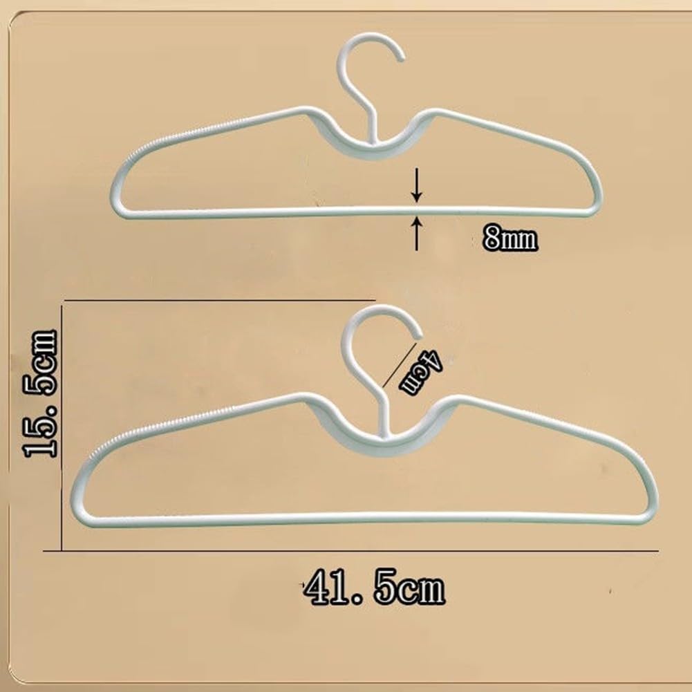 Clothes Hangers Short Neck Design Plastic Hangers Non-slip Short Neck Hanger for Jackets Pants Shirts(20pcs)
