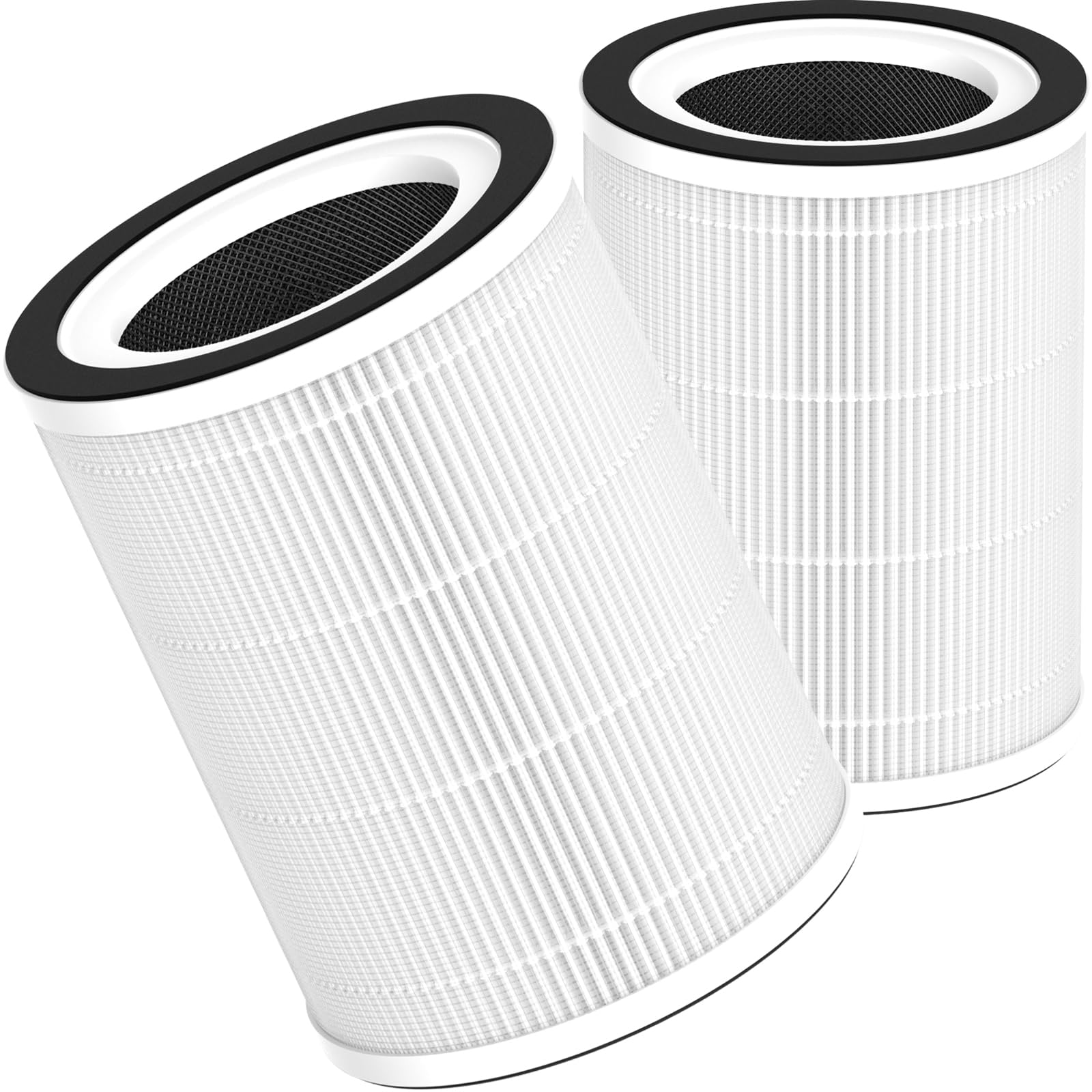 Breabetter 2-Pack KILO True HEPA Replacement Filter Compatible with Afloia Purifier KILO and KILO PRO, MIRO and MIRO PRO, and MORENTO Purifier Kilo/MR-Kilo, 360°3-Stage Filtration