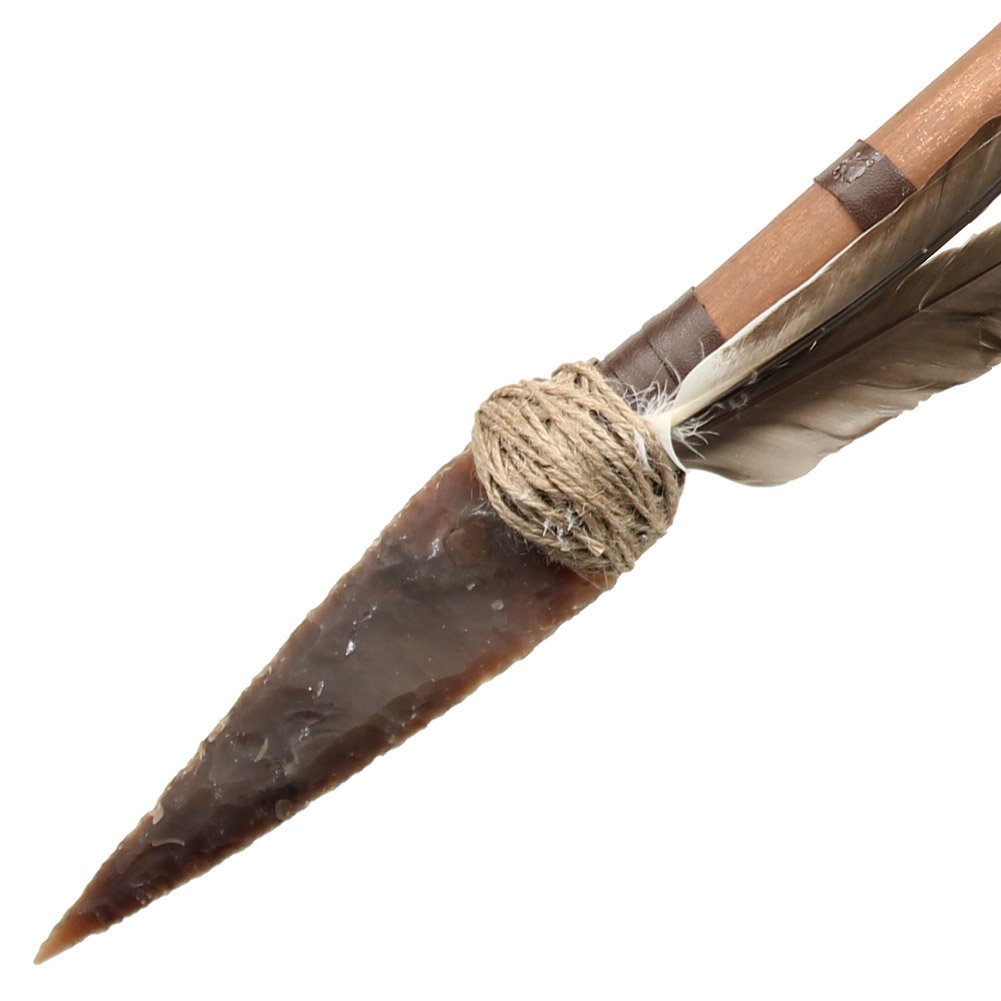 Armory Replicas Medieval Flint Agate Arrowhead 5 Inch