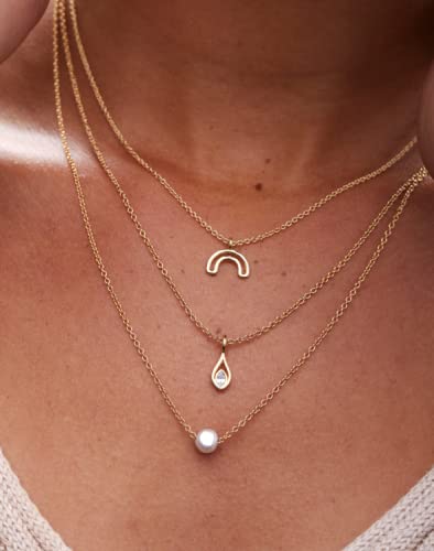 Bryan Anthonys Find Your Fire 14k Gold Necklace for Women, Pendant, Adjustable Length