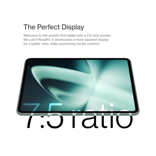 OnePlus Pad 11.61" LCD Display, 8GB RAM,128GB Storage, MediaTek Dimensity 9000, Android 13.1, 144HZ Refresh Rate, Dolby Vision Atmos, Wi-Fi with Cellular Data Sharing Tablet