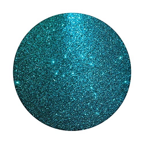 Cute Teal-Sparkle-Like PopSockets Swappable PopGrip