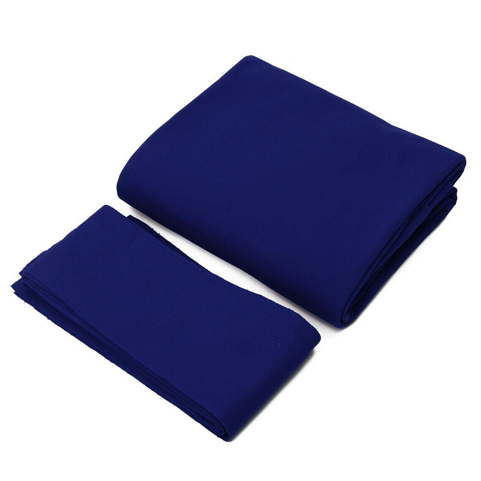 Billiard Pool Table Cloth,Faux Wool Pool Table Felt,with 6Pcs Cushion Cloth Strips,Snooker Sports Game Table Cloth,Pool Tablecloth for Bars/Clubs/Hotels Billiard Table(Blue,7ft)