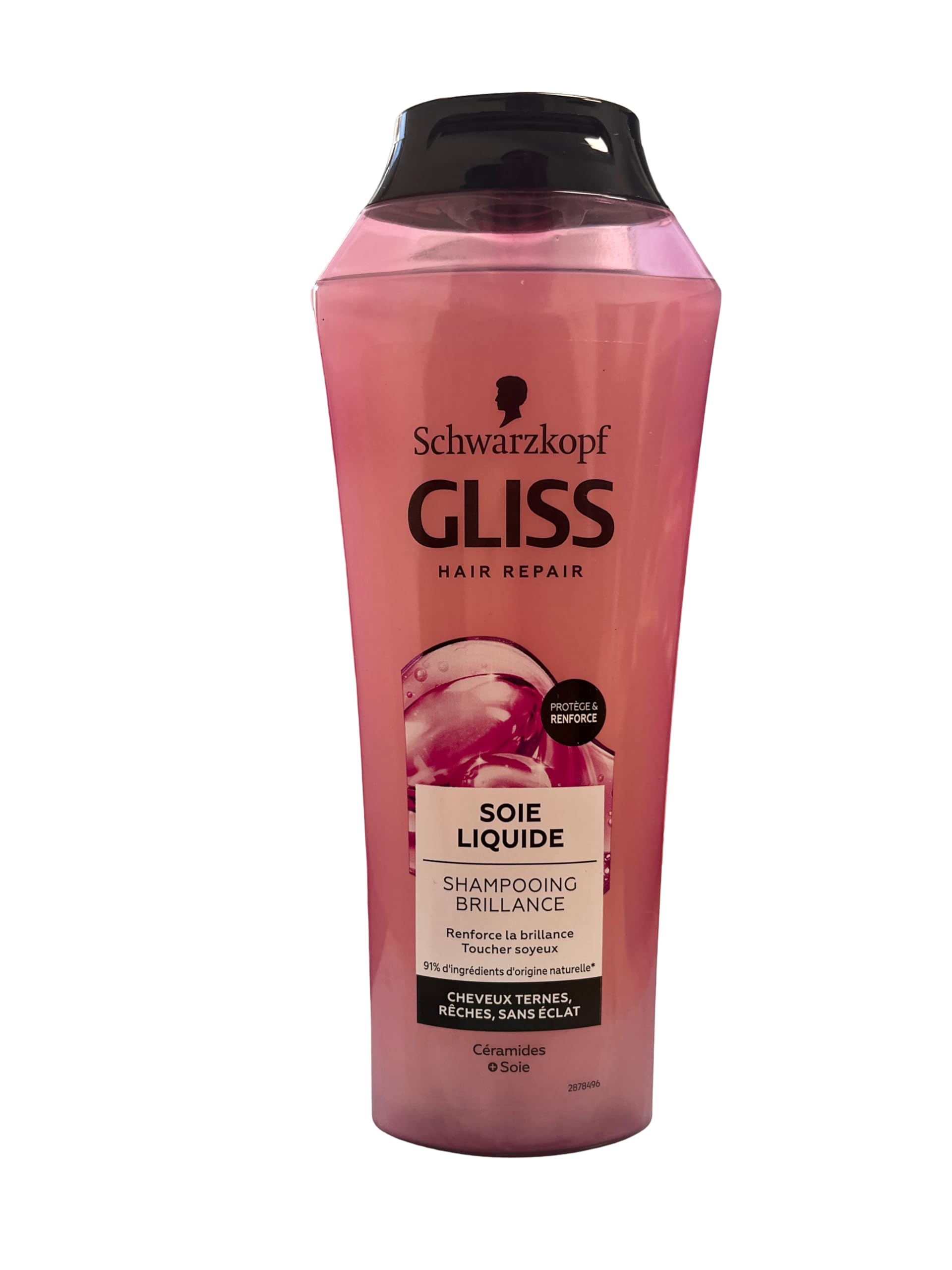 Schwarzkopf Gliss Hair Repair With Liquid Keratin Liquid Silk Shampoo For Brittle, Dull Hair 250Ml