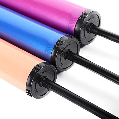 KONGCHAN Balloon Pump Hand Held,Sturdy Balloon Hand Manual Inflator Hand Pump suitable for balloon arch kit, helium balloons, foil & confetti Balloons Yoga Ball(Random Color)