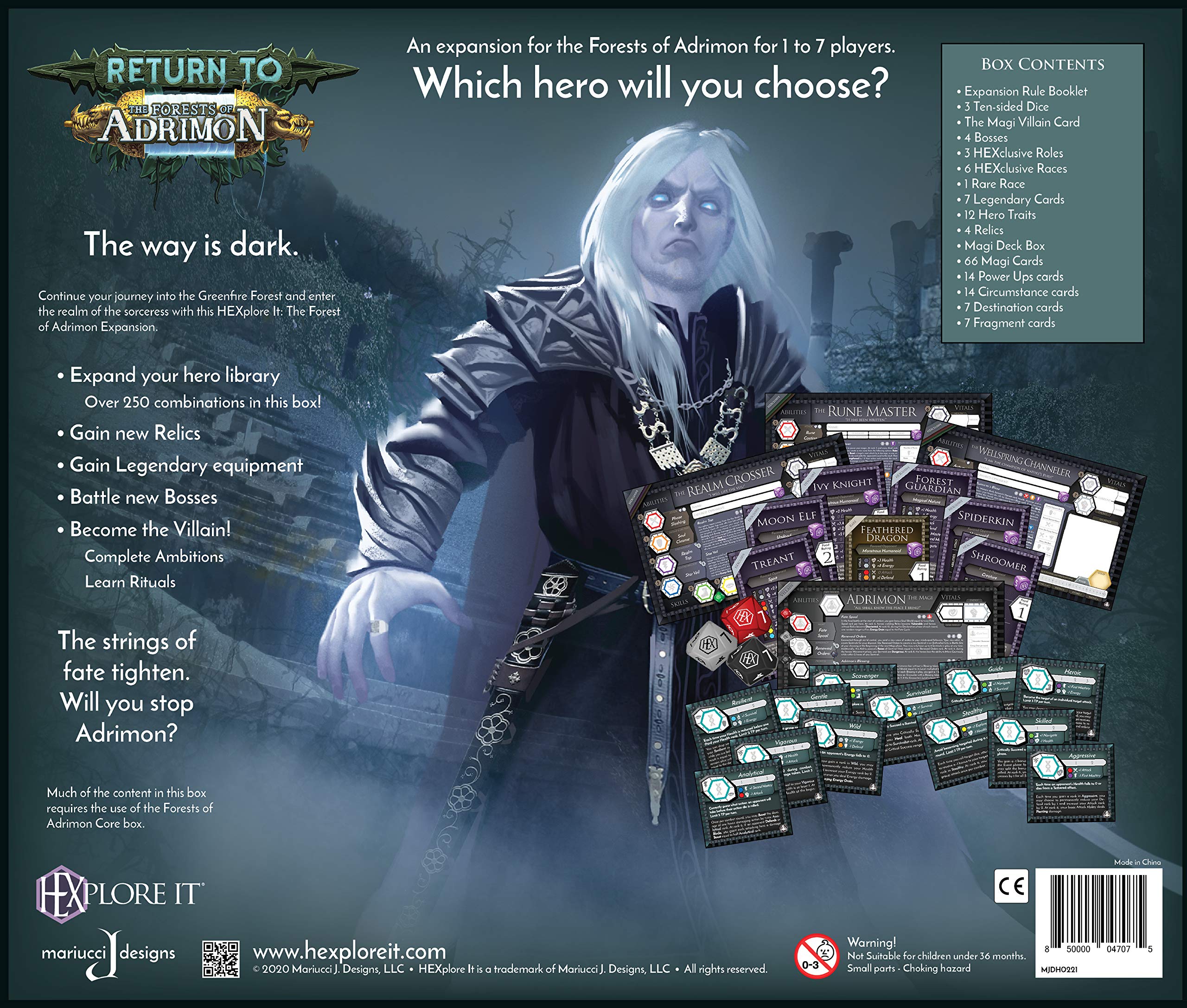 HEXplore It: The Forests of Adrimon, Expansion