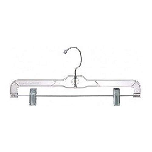 Only Hangers Plastic Pant/Skirt Clips (Set of 100) Color: Clear