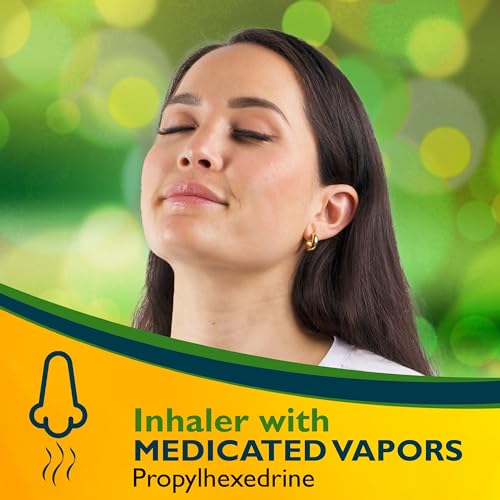 Benzedrex Nasal Decongestant Inhaler, 1 Count (Pack of 1)