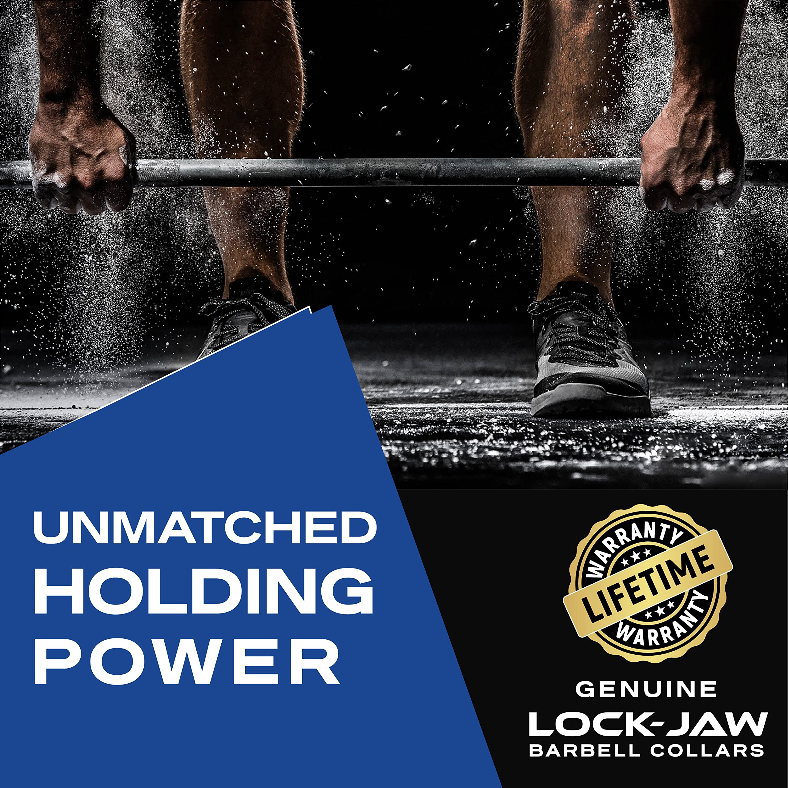 Lock-Jaw OLY 2 Olympic Barbell Collar (Black)