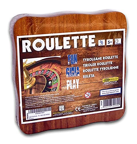 Logica Puzzles Art. Tyrolean Roulette - Board Game in Fine Wood for 2/4 Players