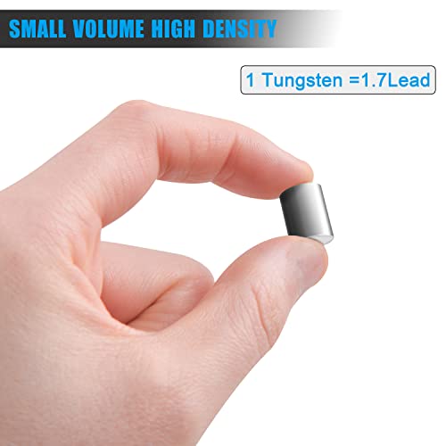 Cylindrical Tungsten Weights for Wood Car with 4 Different Sizes Total 3.75 OZ ,Letting Your Wood Car to The 5 oz Limit and Optimizing Your Wood Car for Speed Fastest