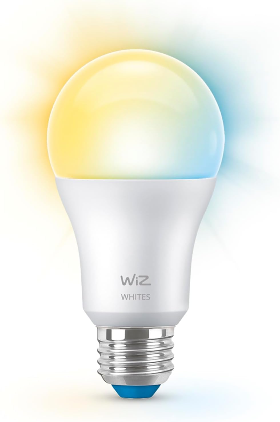 WiZ 60W A19 Tunable White LED Smart Bulb - Pack of 1 - E26- Indoor - Connects to Your Existing Wi-Fi - Control with Voice or App + Activate with Motion - Matter Compatible