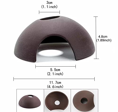 Saim Aquarium Decoration Ornaments Ceramics Hideout for Fishes Shrimps Breeding Hiding Spots