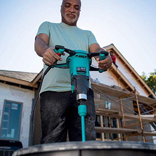 COLLOMIX Concrete Mixing Paddle - MK Series 5.3" Mud Mixer Drill Bit also for Mortar, Plaster and Highly-Viscous Materials & HEXAFIX connection - MK140HF