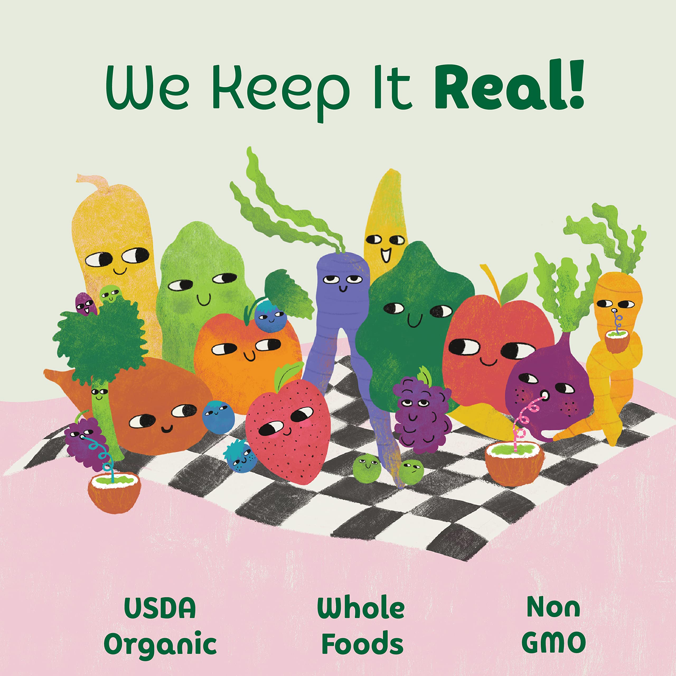 Sprout Organic Baby Food Pouches Stage 2, Organic Veggie and Fruit, Apple Banana Butternut Squash, 3.5 Ounce