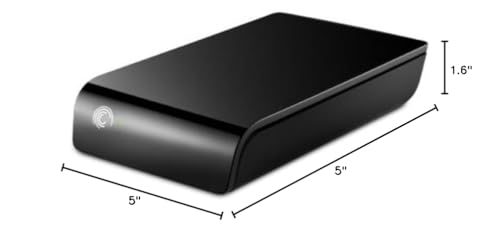 Seagate USB 2.0 External Hard Drive 1 TB USB 2.0 External Hard Drive ST310005EXA101-RK - Black