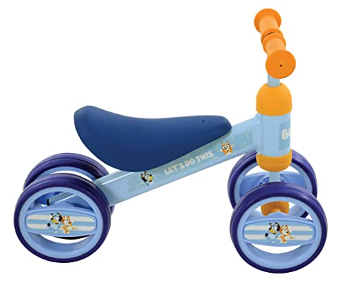 Bluey Bobble Ride-On Toy - CharacterFAVOURITES Officially Licensed with Bluey and Friends! Robust, Comfortable, and Ideal for Imaginative Play - Suitable for Ages 1+, 37cm x 17cm x 47cm