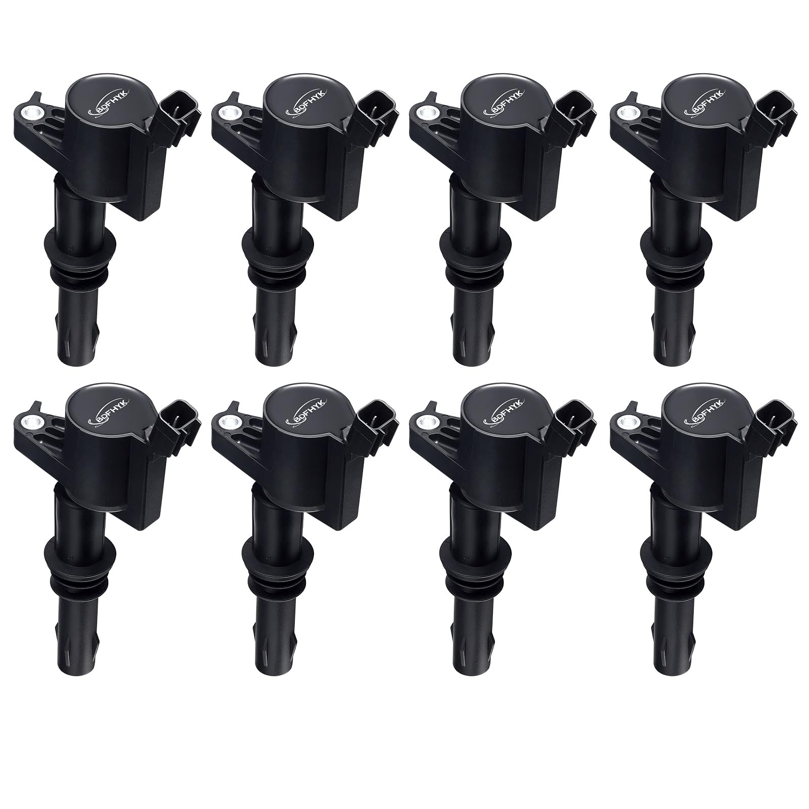 BDFHYK 8 Pack Ignition Coils for F150 Truck F250 Super Duty Truck Lincoln Mercury V8 V10 4.6L 5.4L 6.8L Compatible with 5C1584 E508 DG511 C1659 C1541 FD508