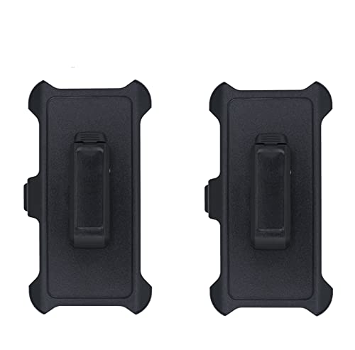 Caseium iPhone 13 & iPhone 13 Pro Replacement Belt Clip for OtterBox Defender Series Case | 2-Pack Swivel Belt Clip Holder for Apple iPhone 13, 13 Pro (Belt Clip Holster ONLY – Case NOT Included)