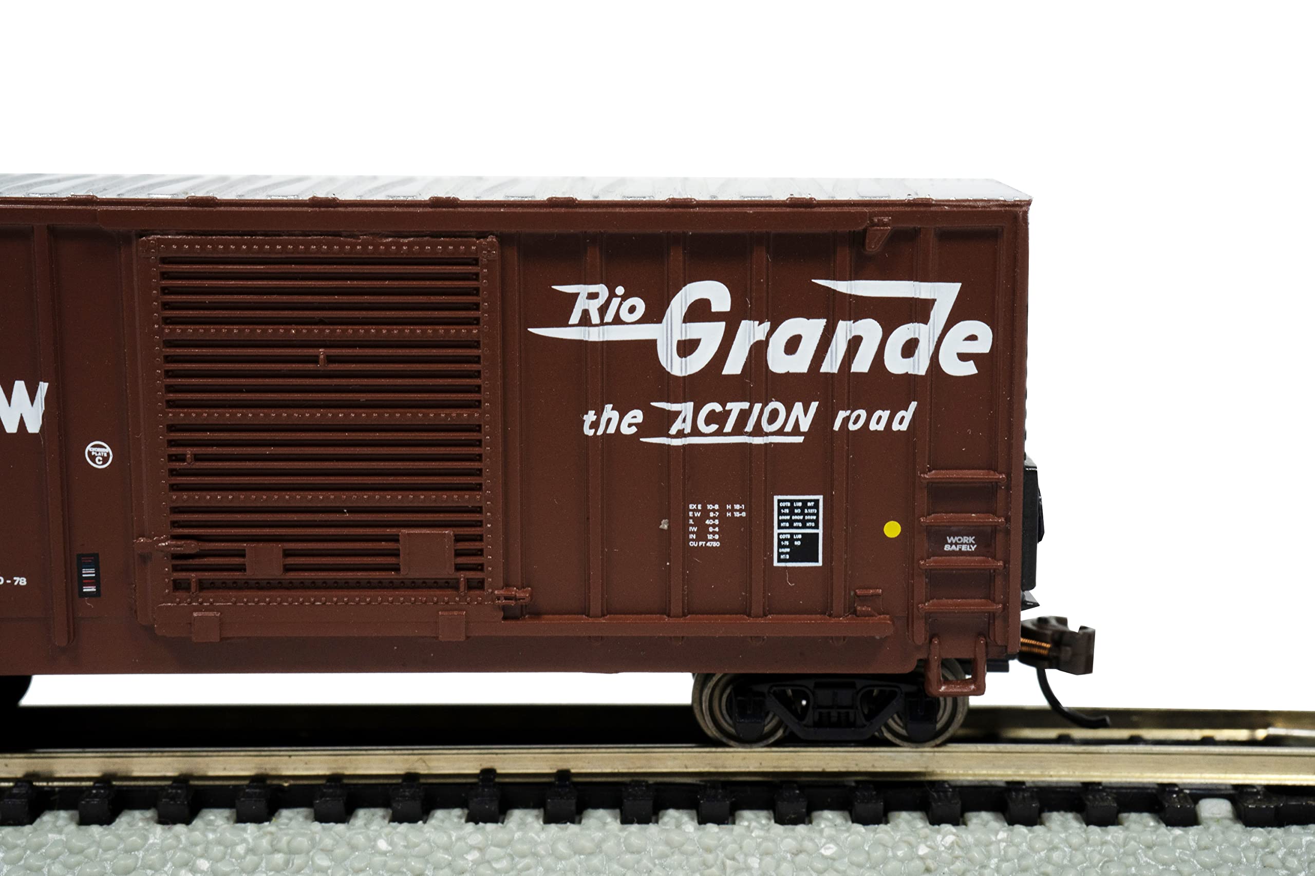 Bachmann Trains - HI-Cube Box CAR - Rio Grande™ #67422 - Brown - N Scale