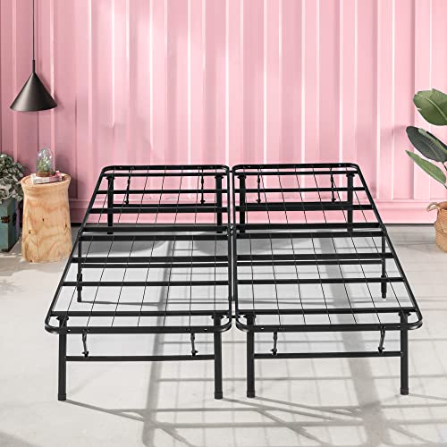 ZINUS SmartBase Tool-Free Assembly Mattress Foundation / 14 Inch Metal Platform Bed Frame / No Box Spring Needed / Sturdy Steel / Underbed Storage, Queen