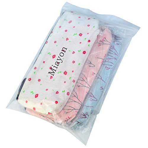 Miayon Countryside Flower Floral Pencil Pen Case Cosmetic Makeup Bag Set of 3 by Miayon
