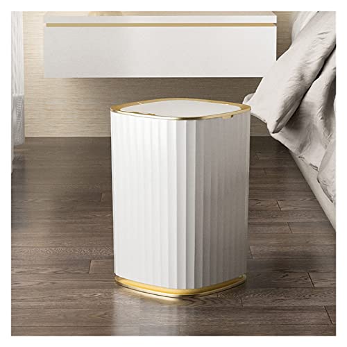 CZDYUF Sensor Trash Can Large Capacity Toilet Bathroom Trash Can Kitchen Automatic Induction Waterproof Garbage Bin ( Color : OneColor , Size : 23*32cm )