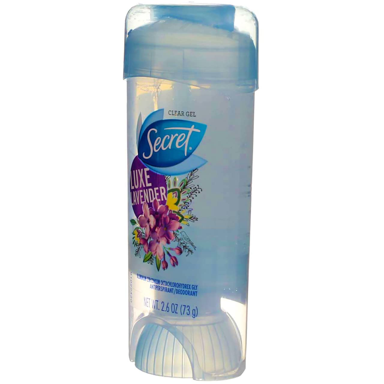Secret Fresh Clear Gel Antiperspirant Deodorant, Luxe Lavender 2.6 oz (Pack of 3)