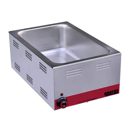 Kratos 28W-169 - Commercial UL, NSF Full-Size Food Warmer and Cooker - 1500 Watts - Fits 12"x20" Food Pan