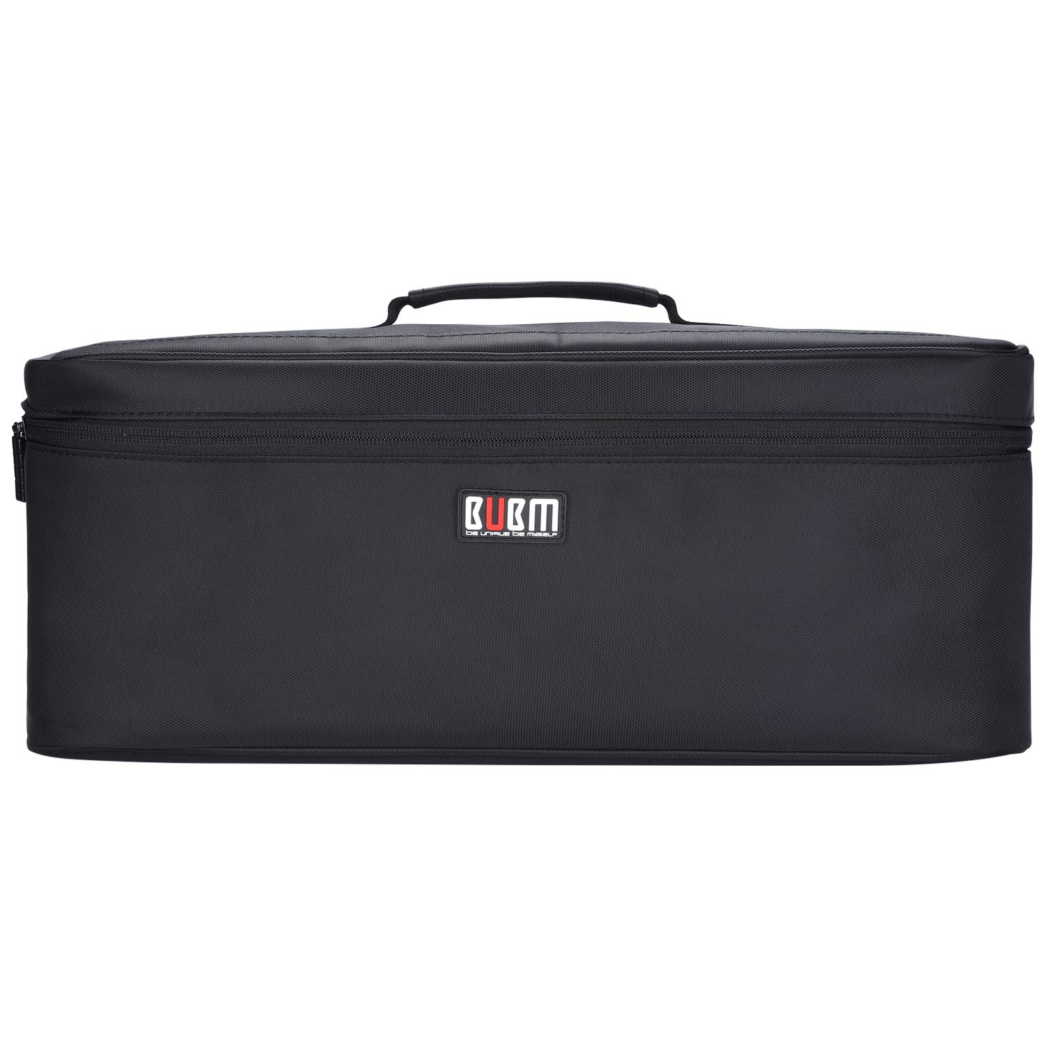 BUBM Portable Carrying Case Compatible with PS4/ PS4 PRO, Fit Xbox One Game Disc Storage Bag Travel Case(Hold Up to 30 Discs)-Black