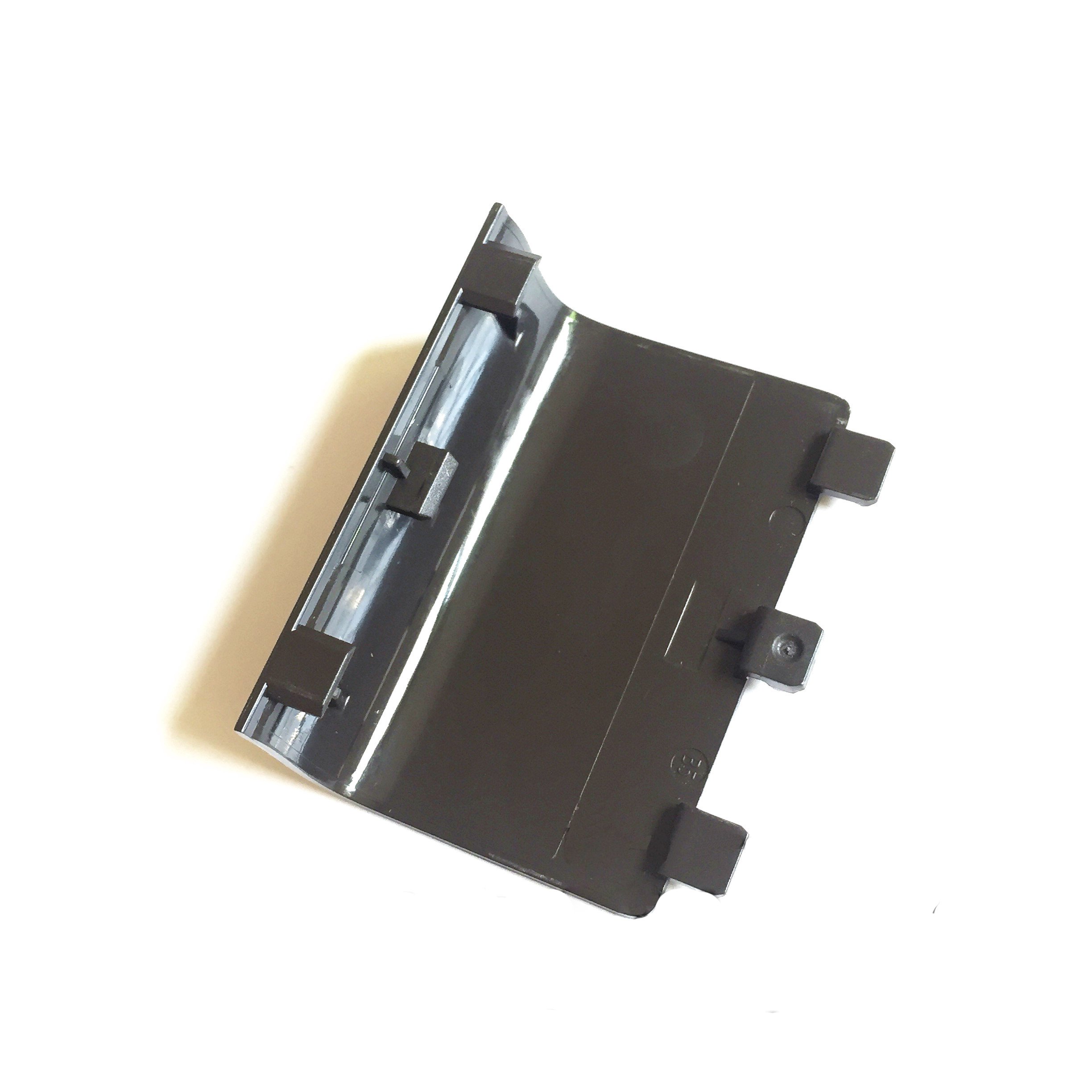 Back Housing Shell & Back Battery Door Cover Case for Xbox One S Controller - Black