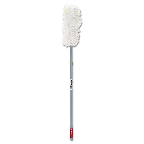 Rubbermaid Commercial Overhead Dusting Tool, 51 Inch Handle, Reusable, Machine Washable, Extendable Cleaning Supplies