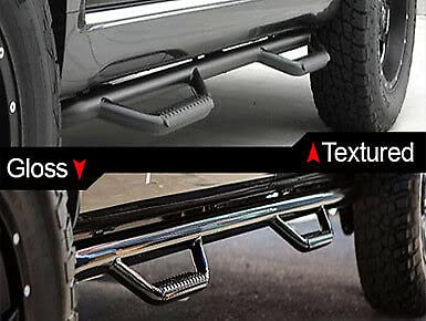 N-Fab Nerf Steps | Textured Black, Wheel-to-Wheel w/ Bed Access | D06110CC-6-TX | Fits 2006-2009 Dodge RAM 1500 / 2500 / 3500 Mega Cab 6.4' Standard Bed, SRW / DRW Gas / Diesel
