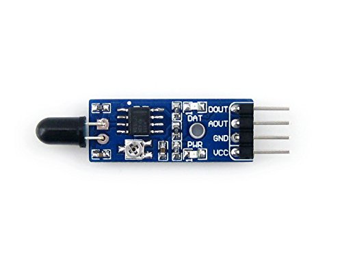 Waveshare Flame Sensor Module Detector IR Infrared Flame Detection Sensor Module Flame for Raspberry pi