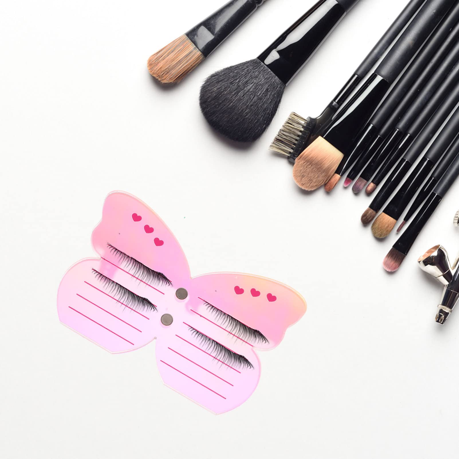 Beavorty Eyelash Display Pallets Acrylic Lash Tile Acrylic Eyelash Table Dedicated Extension Board Lash Eyelash Acrylic Board