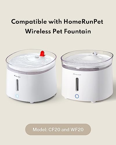 Homerunpet Cat Water Fountain Wireless Pump 3rd Compatible with Model WF20&CF20