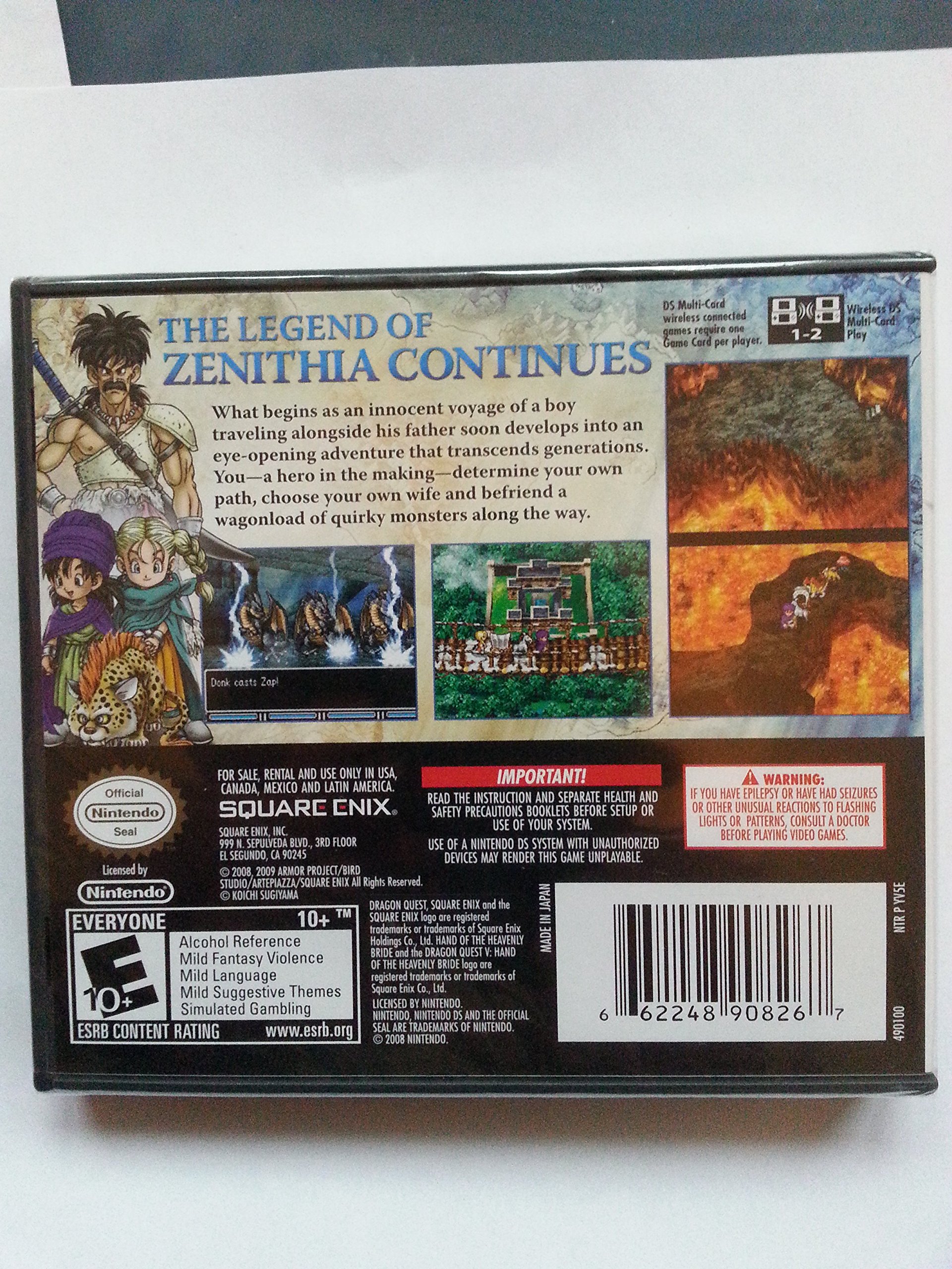 Dragon Quest V: Hand of the Heavenly Bride - Nintendo DS