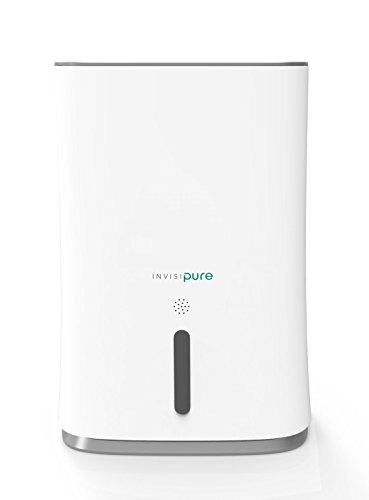 InvisiPure Hydrowave Dehumidifier - Small Compact Portable Dehumidifier for Home, RV, Bathroom, Closet, Bedroom, Small Room, Basement, Boat, Mold - Continuous Drain Hose Ready - Quiet Electric Peltier