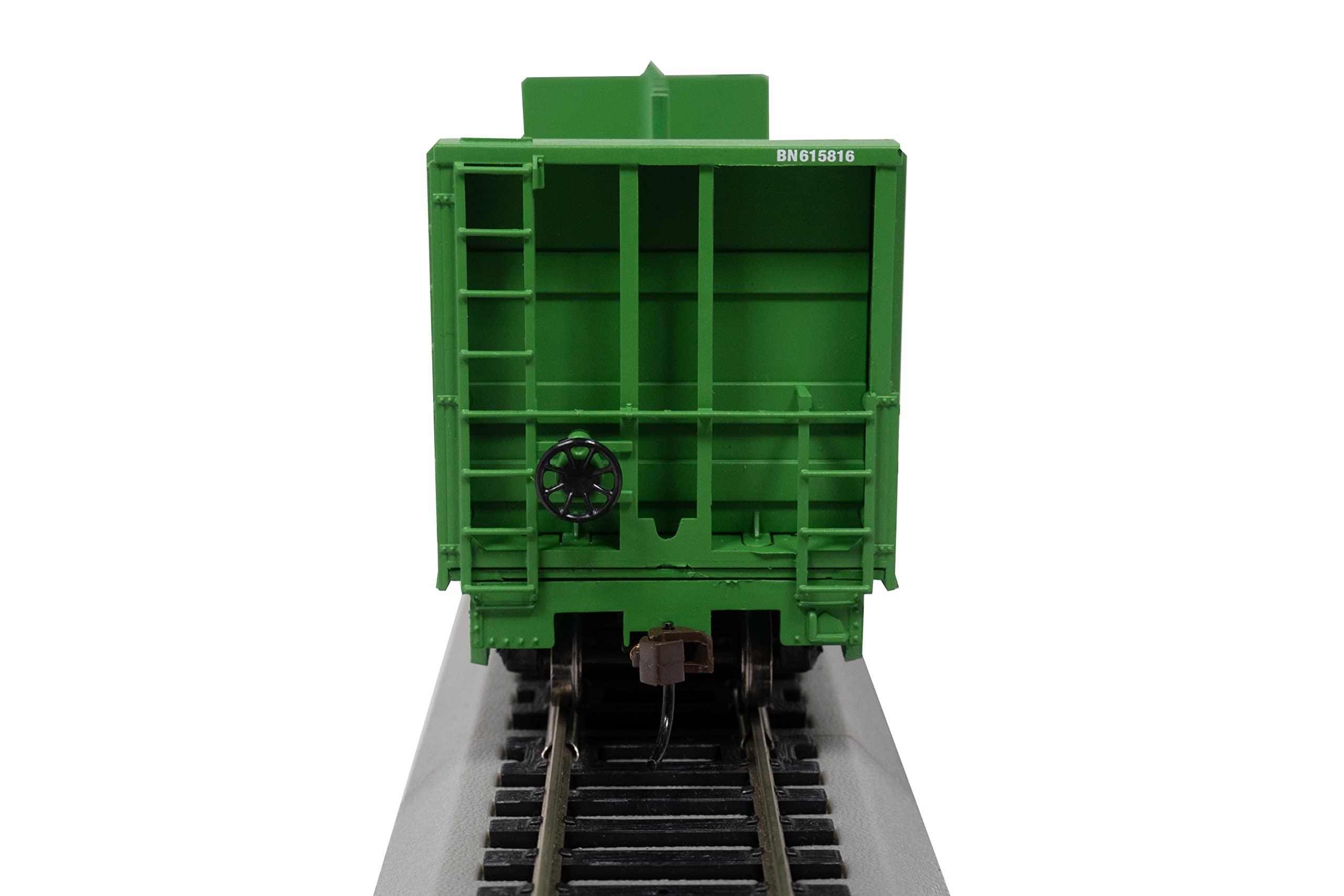 Bachmann Trains - 52' Center-Beam FLATCAR with BULKHEADS - Burlington Northern #615816 - HO Scale
