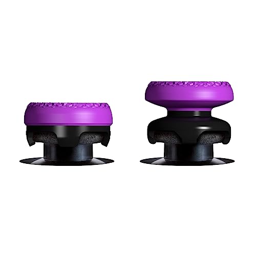 KontrolFreek FPS Freek Frenzy for Playstation 5 (PS5) and Playstation 4 (PS4) Controller | Performance Thumbsticks | 1 High-Rise, 1 Mid-Rise | Purple/Black