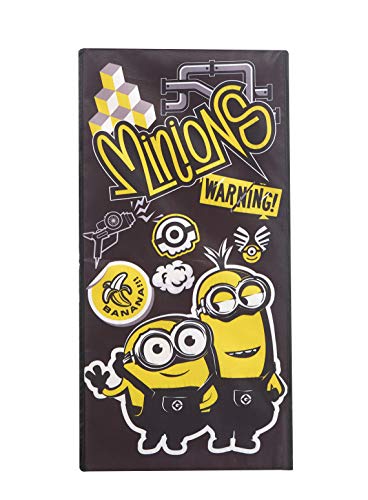 Idea Nuova Minions Collapsible Soft Storage Cubby with 3 Collapsible Cubes, yellow