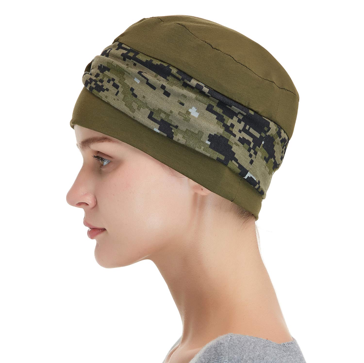 Bamboo Double Layered Comfort Beanie (Grey)