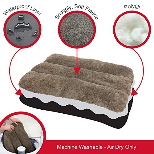 SportPet Designs Waterproof Pet Bed - Fits SportPet Plastic Dog Kennel, 28 inches