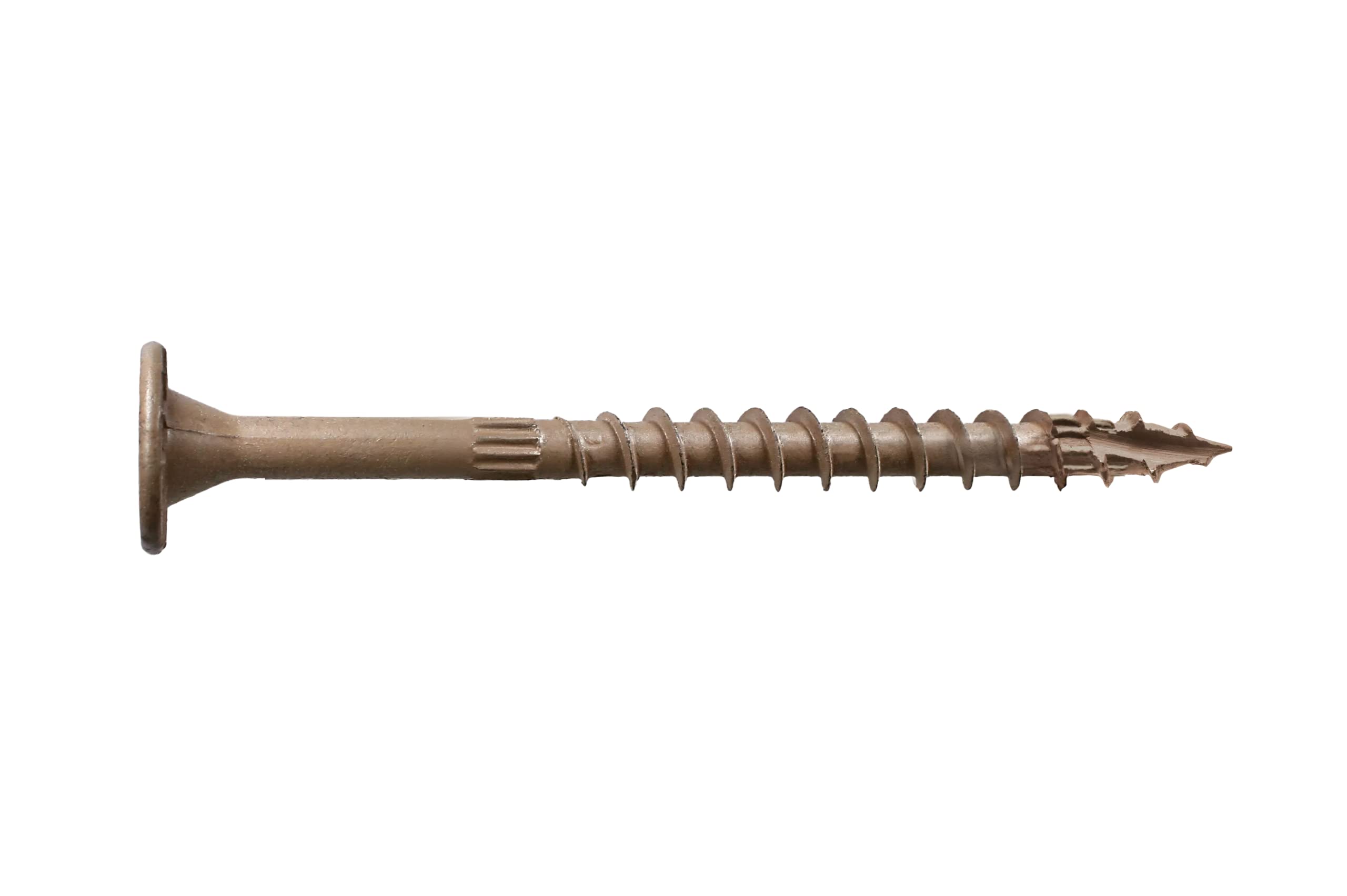 Simpson Strong-Tie SDWS22400DBMB Strong-Drive SDWS Timber Screw (Exterior Grade) — 0.220 in. x 4 in. T40, Tan (250-Qty)