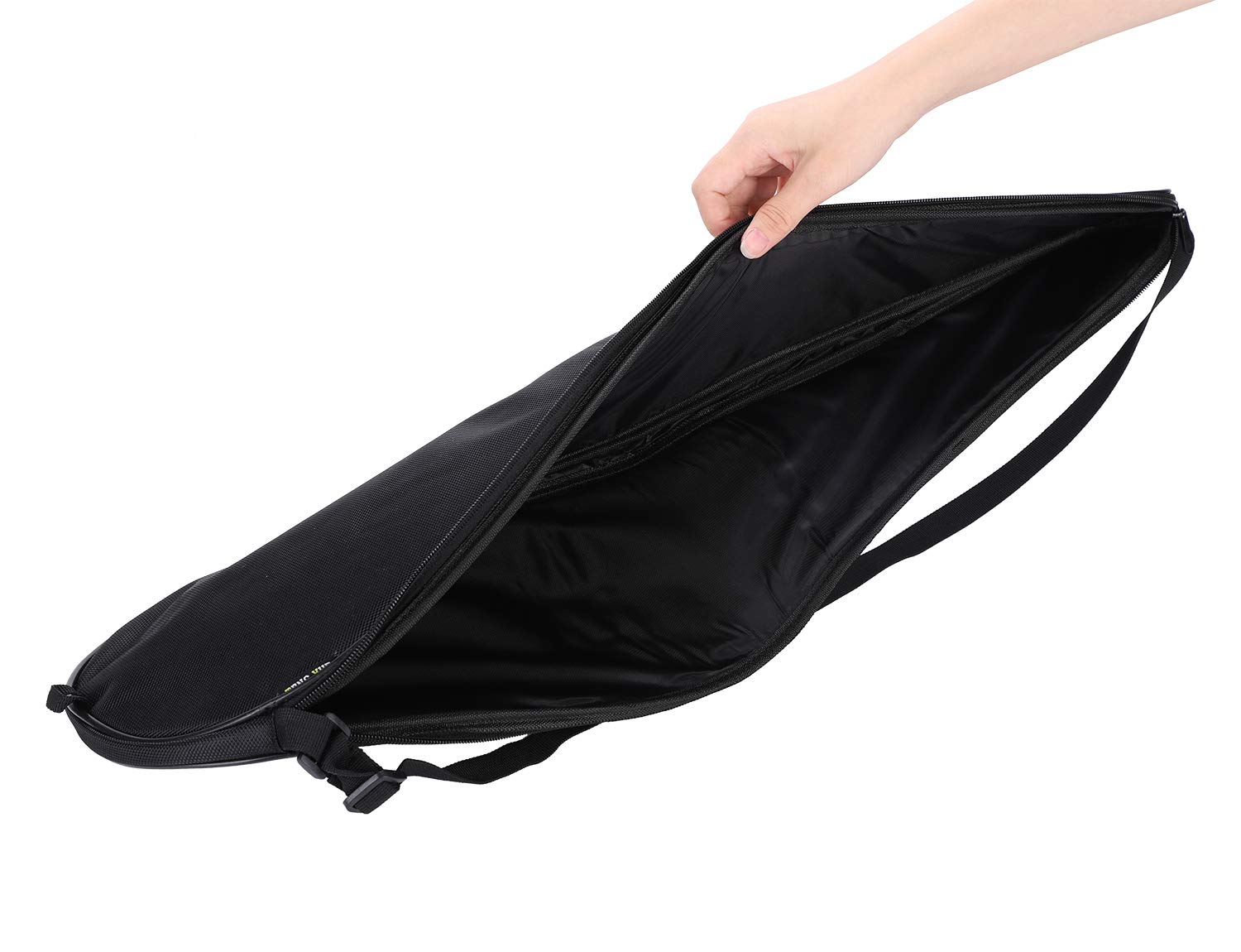 Badminton Racket Bag Lightweight Waterproof Racket Cover Bag Multi-use Racket Shoulder Bag Portable Squash Racket Cover with Zipper Closure&Adjustable Strap for Men Women Outdoor Indoor Sports