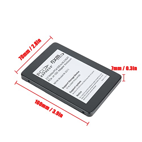 Black Durable SFF8639 Hard Drive Riser Card SSD for Win XP2003Vista7810