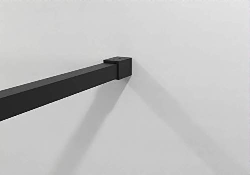 Goodyo 34" X 72" Shower Door Clear Tempered Glass Framed Shower Screen Walk-in Black Finish